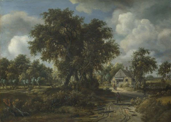 Meindert Hobbema, A Woody Landscape