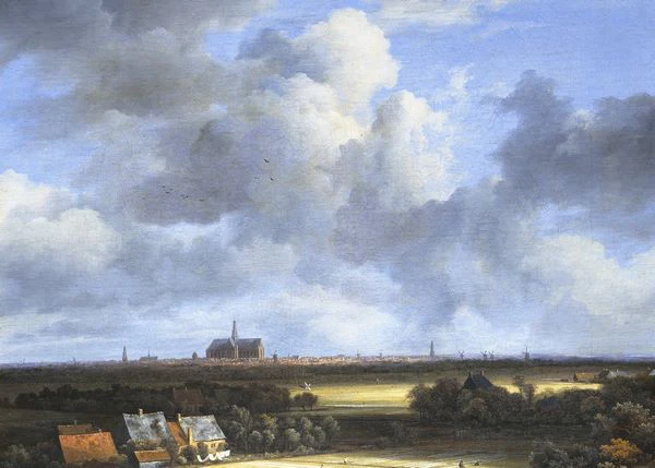 Ruisdael, Jacob Isaacksz van, View of Haarlem with bleaching linen