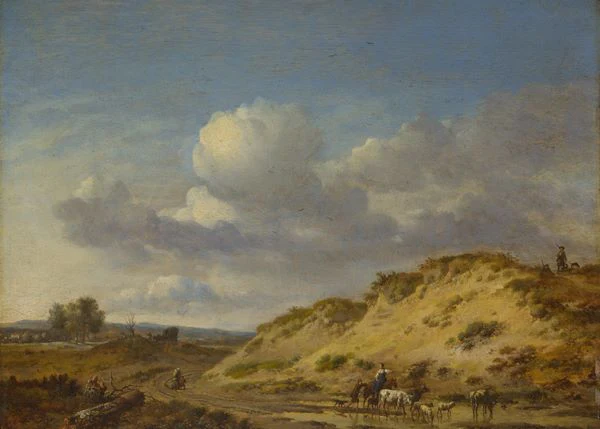 Jan Wijnants, Peasants driving Cattle and Sheep