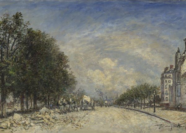 Johan Barthold Jongkind, The Boulevard de Port Royal, Paris