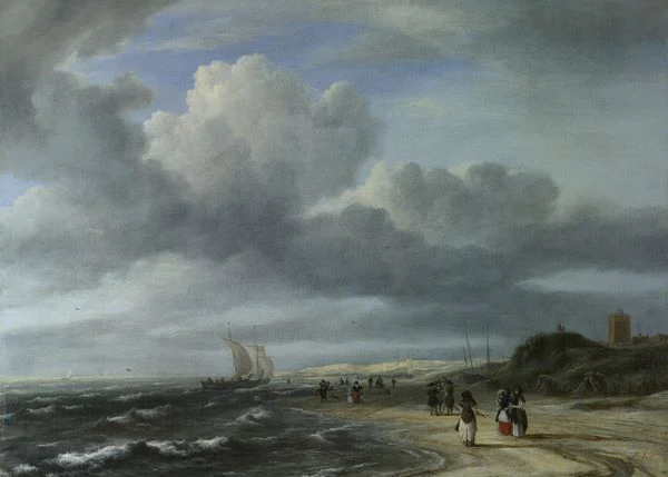 Jacob van Ruisdael, The Shore at Egmond aan Zee