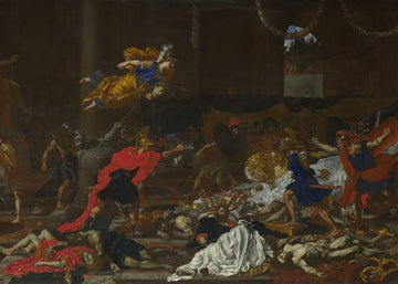 French or Flemish, Perseus turning the Followers of Phineus into Stone