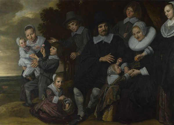 Frans Hals, A Family Group in a Landscape