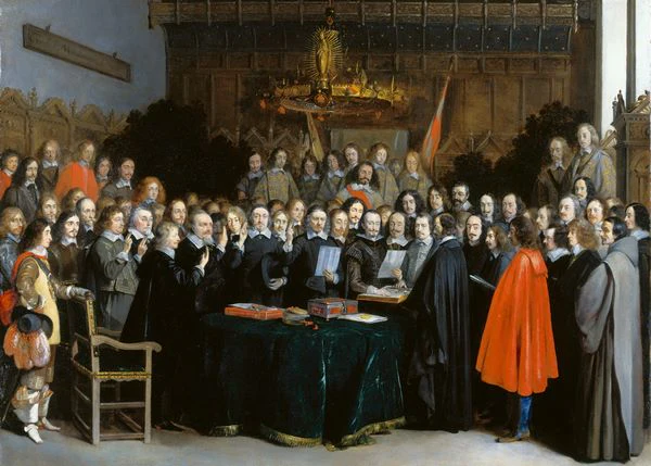 Gerard ter Borch, The Ratification of the Treaty of Munster