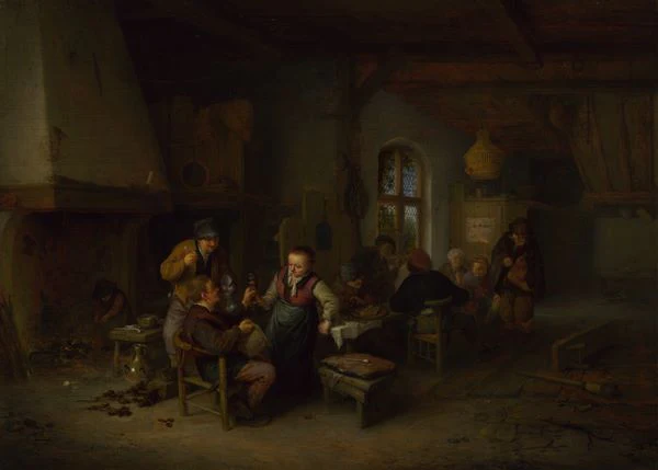 Adriaen van Ostade, The Interior of an Inn