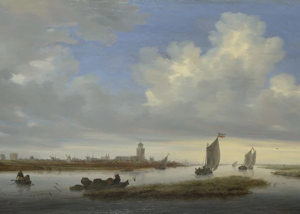 Salomon Jacobsz van Ruysdael, A View of Deventer seen from the North West