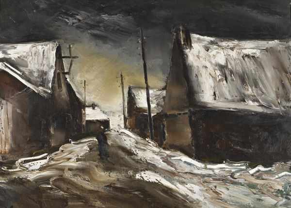 Maurice De Vlaminck, Street Under Snow