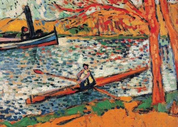 Maurice De Vlaminck, The Canoe At Chatou