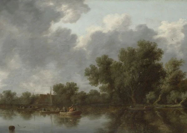 Salomon Jacobsz van Ruysdael, River Scene