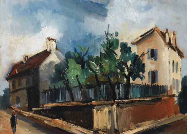 Maurice De Vlaminck, The Garden On The Corner Of The Streets