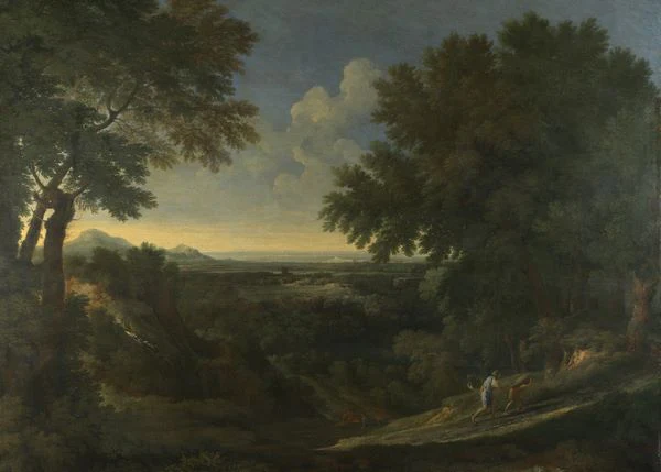 Gaspard Dughet, Landscape with Abraham and Isaac