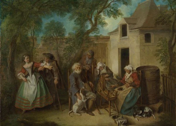 Nicolas Lancret, The Four Ages of Man, Old Age