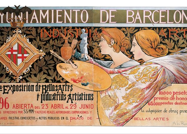 Riquer i Ynglada, Alexandre de, Third Exhibition of Fine Arts in Barcelona in 1896