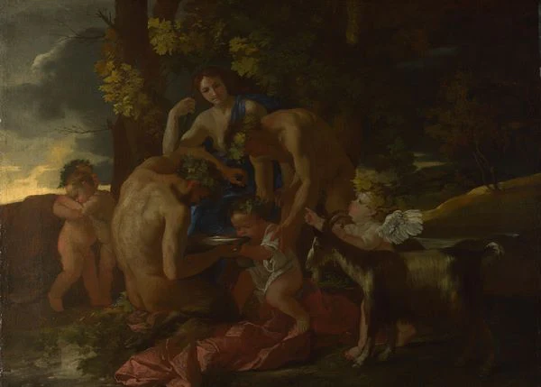 Nicolas Poussin, The Nurture of Bacchus