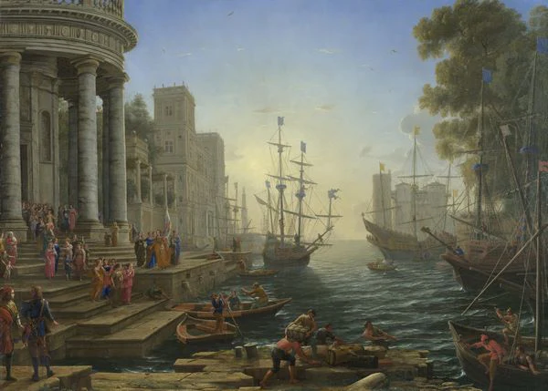 Claude Lorrain, Seaport with the Embarkation of Saint Ursula