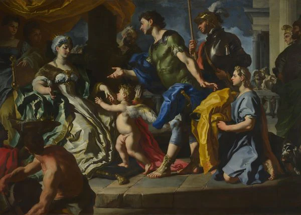 Francesco Solimena, Dido receiving Aeneas and Cupid disguised as Ascanius