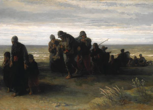 Jozef Israels, Fishermen carrying a Drowned Man