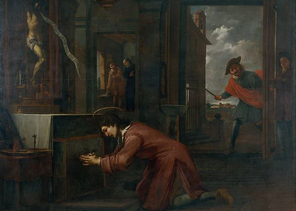 Viladomat Y Manalt, Antoni, St. Francis receiving the stigmata painting