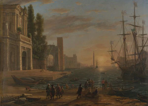 Claude Lorrain, A Seaport