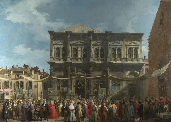 Canaletto, Venice, The Feast Day of Saint Roch