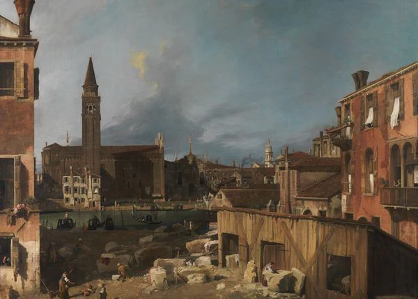 Canaletto, The Stonemason's Yard