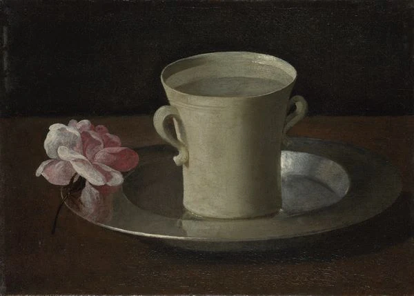 Francisco de Zurbaraín, A Cup of Water and a Rose