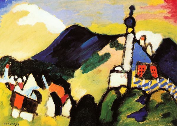 Wassily Kandinsky, Murnau with Church II 1910