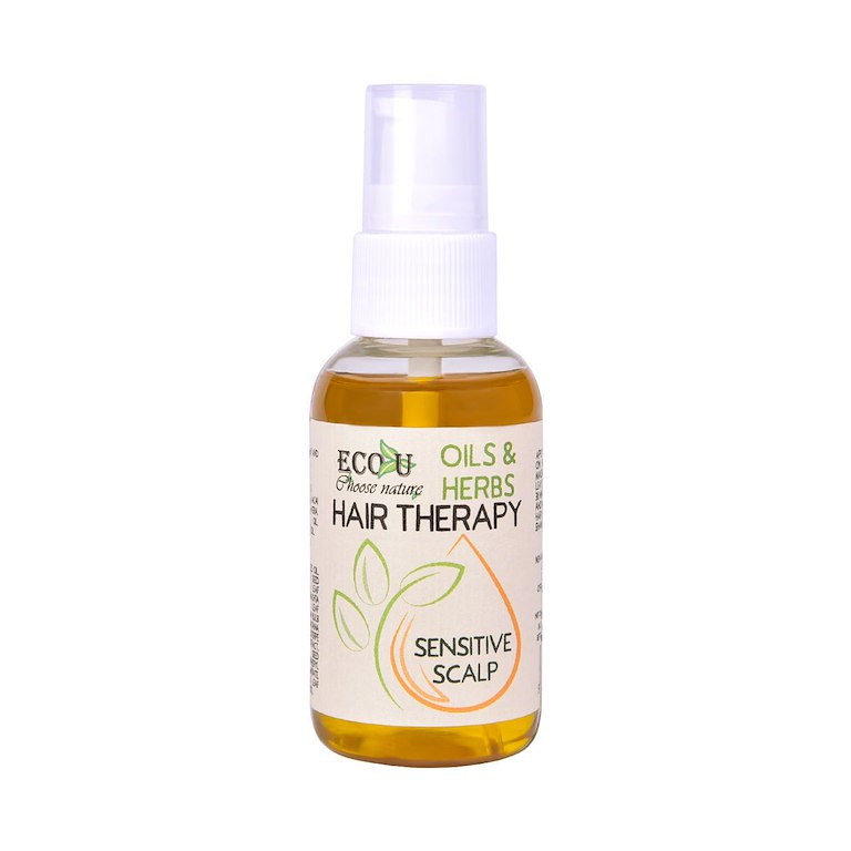 Tretman za suvu kosu i osetljivu kožu glave ECO U Hair Therapy 50ml