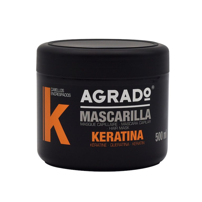 Maska za neposlušnu kosu AGRADO Keratin 500ml