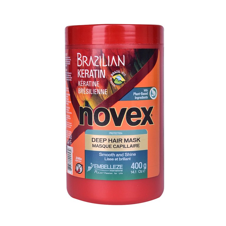 Maska za rekonstrukciju kose NOVEX Brazilian Keratin 400g