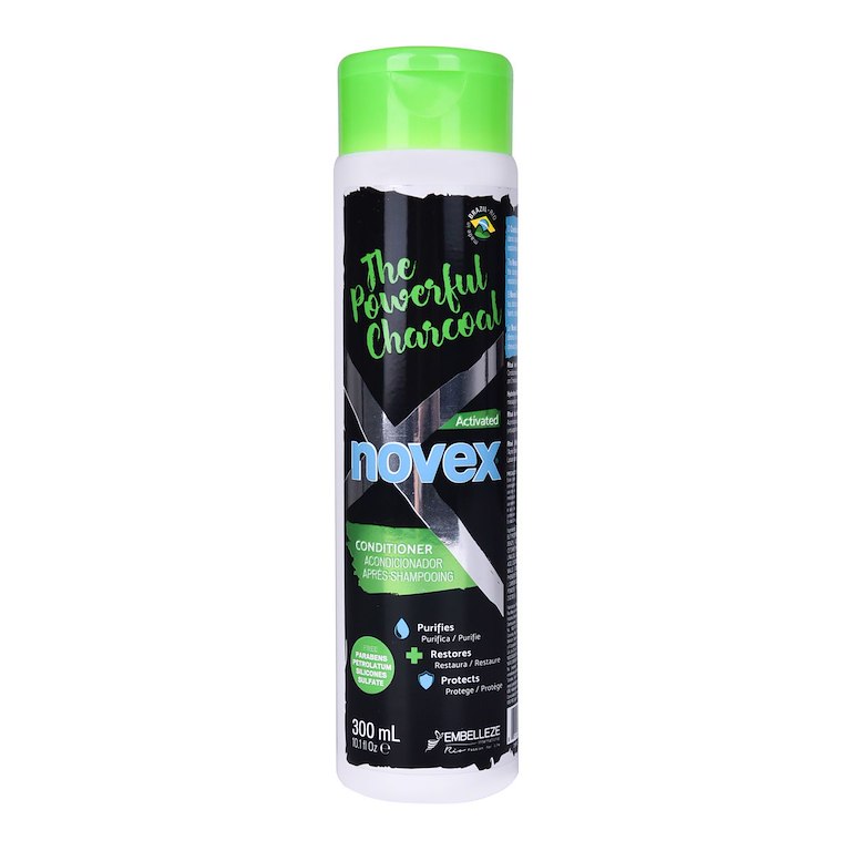 Balzam za kosu sa aktivnim ugljem NOVEX The Powerful Charcoal 300ml