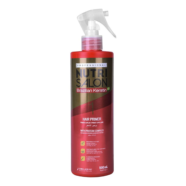 Prajmer za tretman ispravljanja kose NUTRISALON Brazilian Keratin 500ml