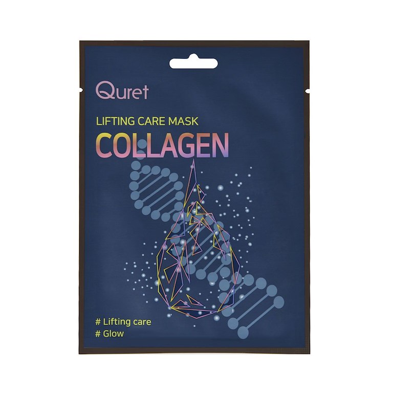 Korejska sheet maska za negu i sjaj kože lica QURET Lifting Care Kolagen 25g