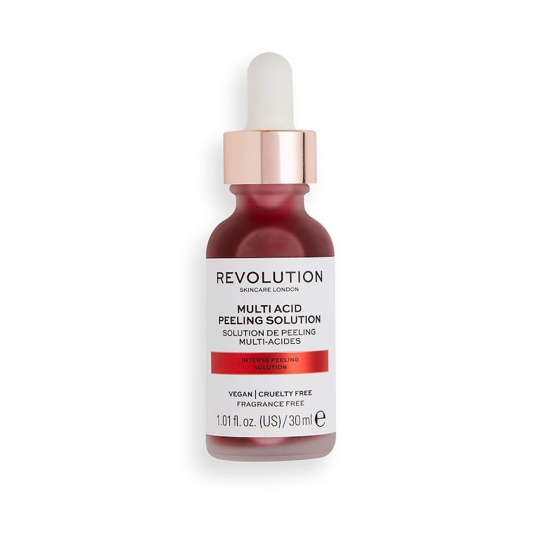 Noćni serum za piling lica na bazi voćnih kiselina REVOLUTION SKINCARE Multi Acid 30ml