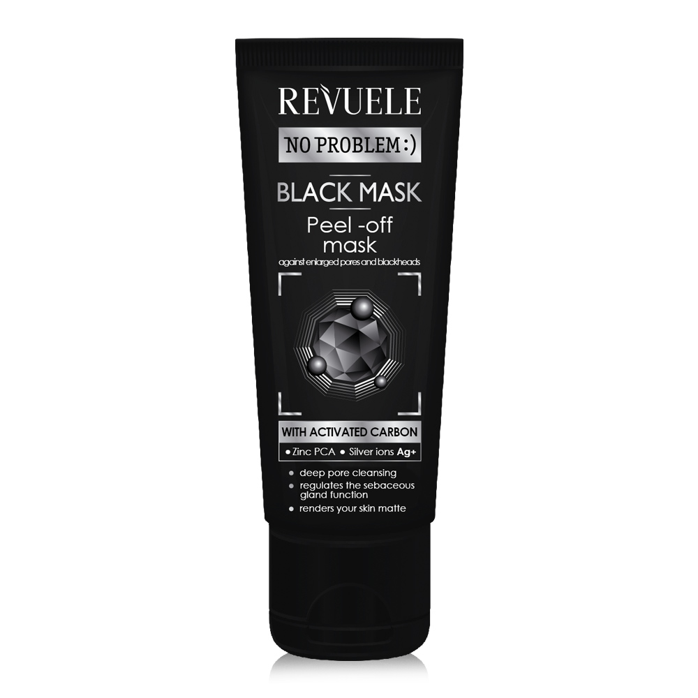 Black Mask sa aktivnim ugljem REVUELE No Problem 80ml