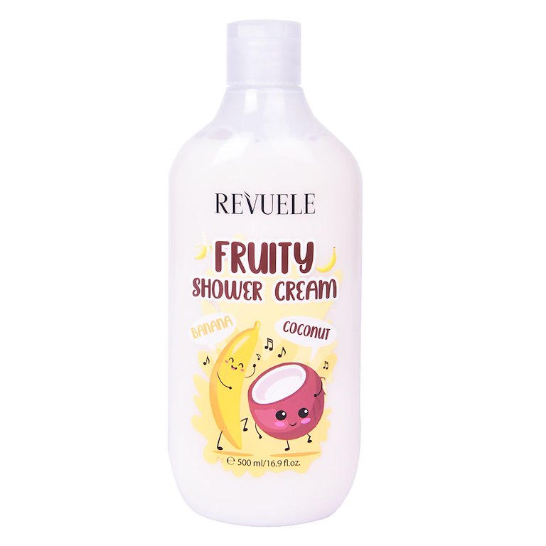 Gel za tuširanje REVUELE Fruity Banana i kokos 500ml