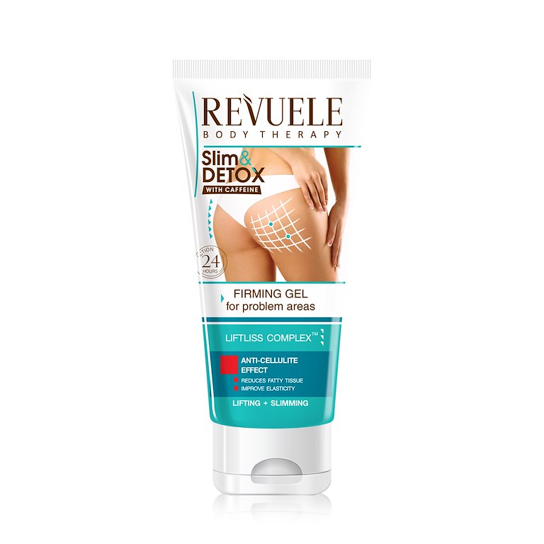 Gel za zatezanje tela Caffein REVUELE Slim&Detox 200ml