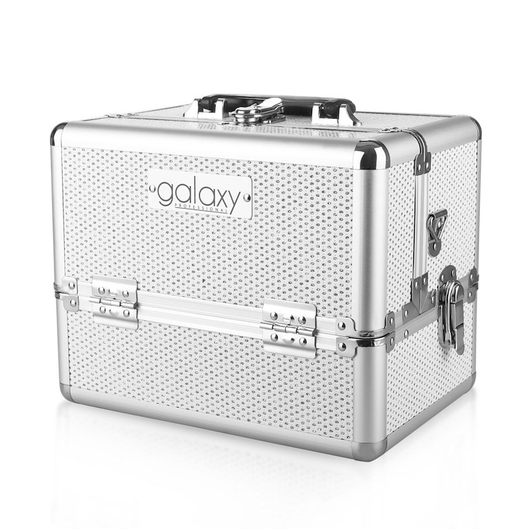 Beauty case WHITE GLITTER 1432