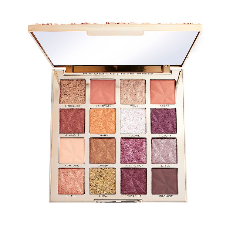 Paleta senki REVOLUTION PRO Ultimate Crystal Shadow Palette Adorned 24g