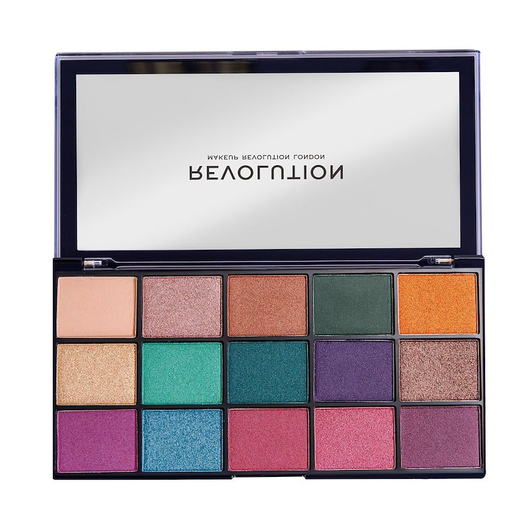 Paleta senki i pigmenata REVOLUTION MAKEUP Reloaded Jewelled 16.5g