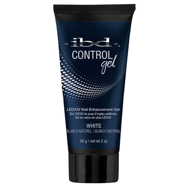 Gel za nadogradnju noktiju UV/LED gradivni IBD Control Gel White mlečno beli 56g