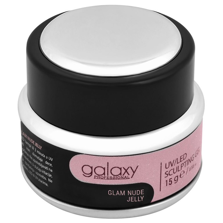 Gradivni gel za nadogradnju noktiju GALAXY LED/UV Pink 30g