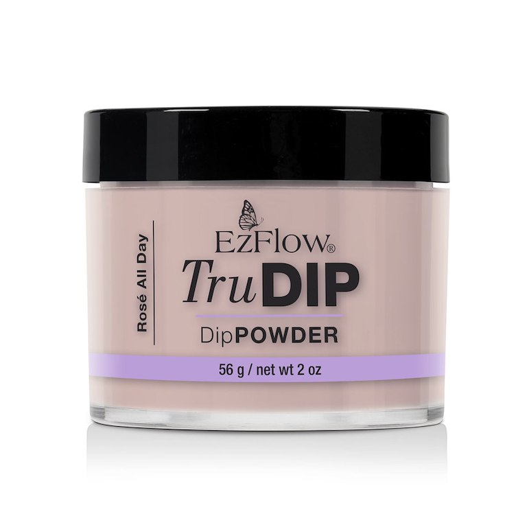 Prah u boji za ojačanje noktiju tehnikom TruDIP EZFLOW 56g Rose All Day