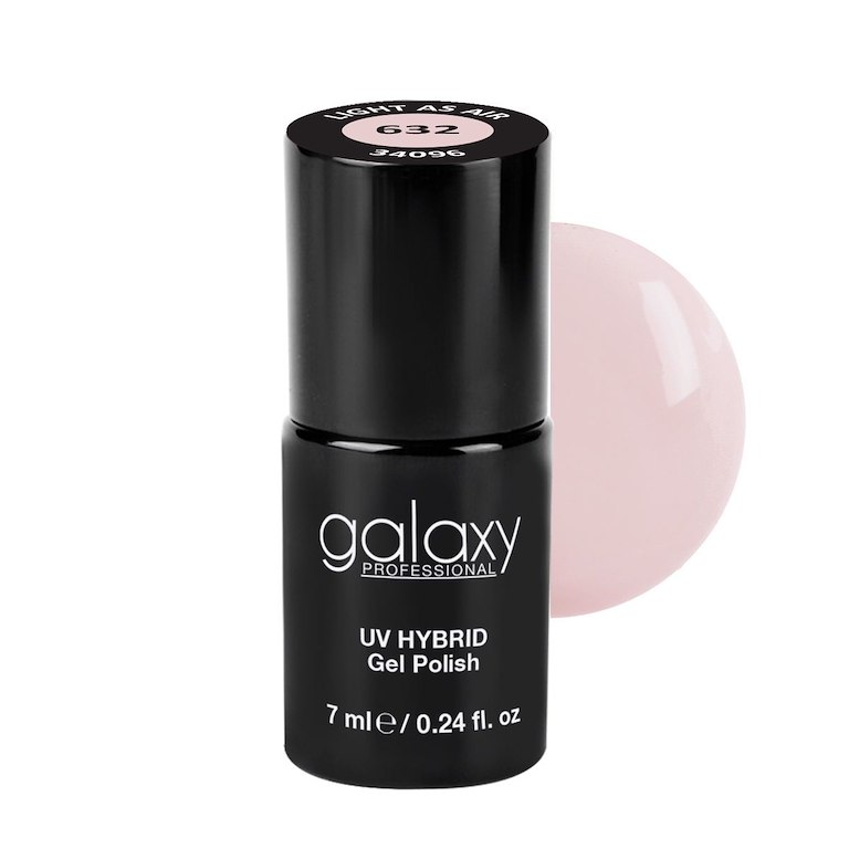 Trajni lak za nokte UV/LED GALAXY Hybrid 7ml Light as Air S632