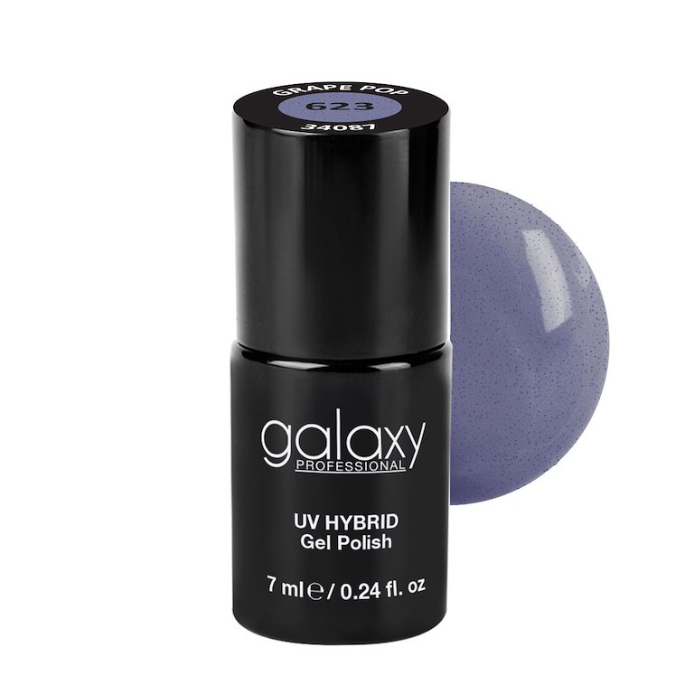 Trajni lak za nokte UV/LED GALAXY Hybrid 7ml Grape Pop S623