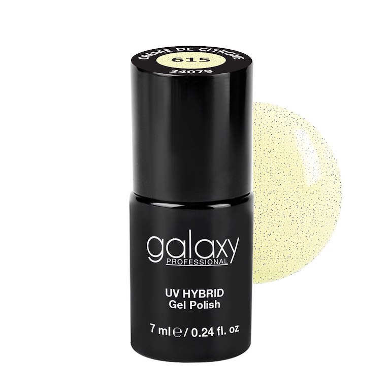 Trajni lak za nokte UV/LED GALAXY Hybrid 7ml Almond Raspberry S615