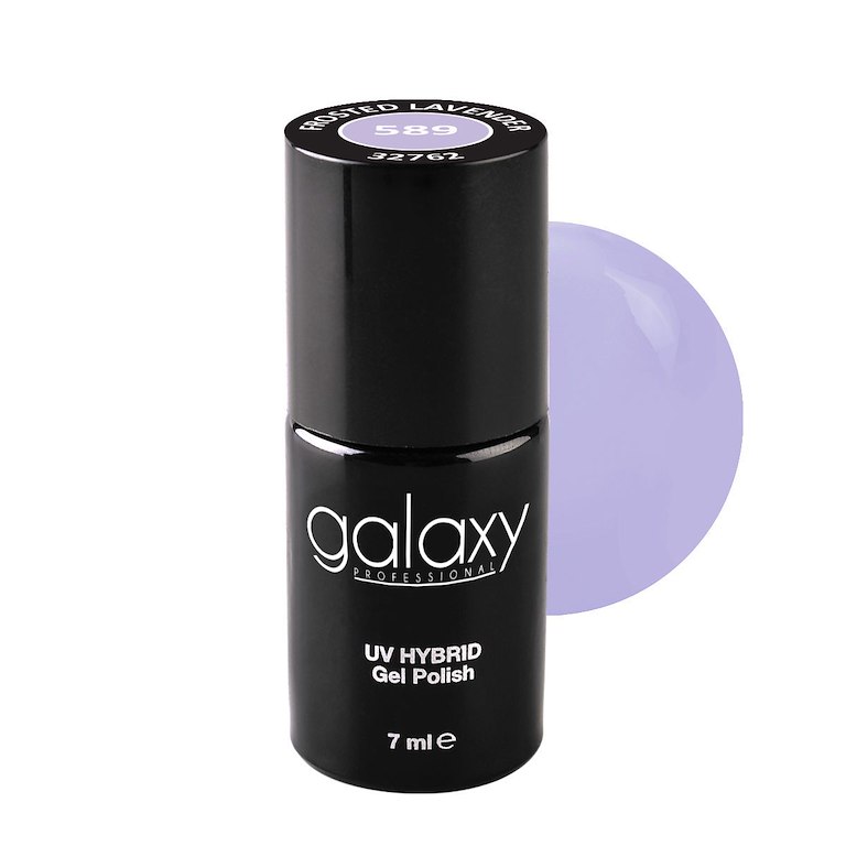 Trajni lak za nokte UV/LED GALAXY Hybrid 7ml Frosted Lavender S589