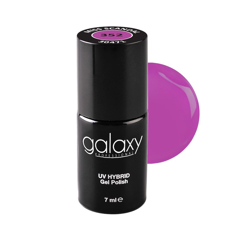 Trajni lak za nokte UV/LED GALAXY Hybrid 7mI Miss Scandal S352