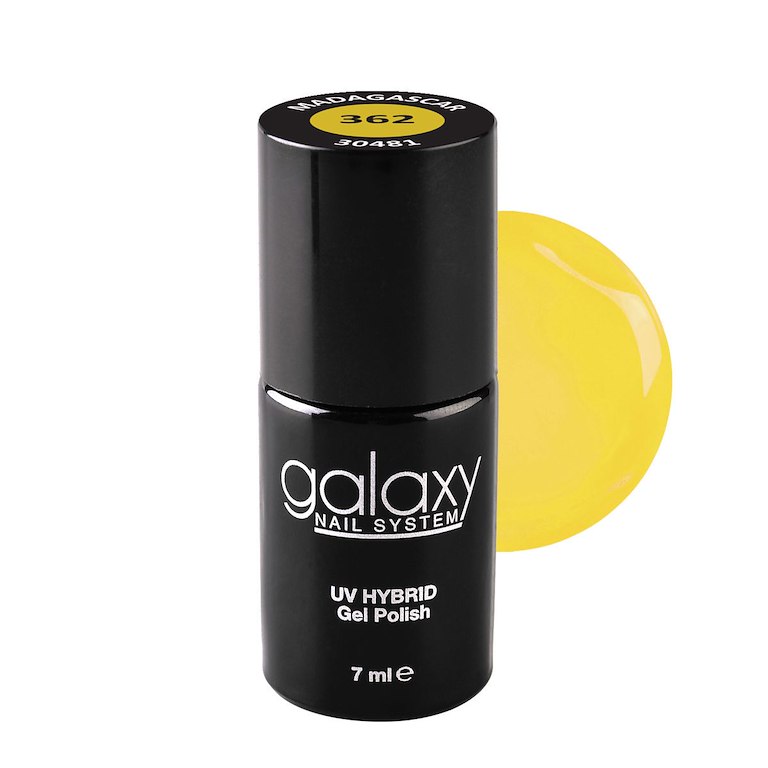 Trajni lak za nokte UV/LED GALAXY Hybrid 7ml Madagascar