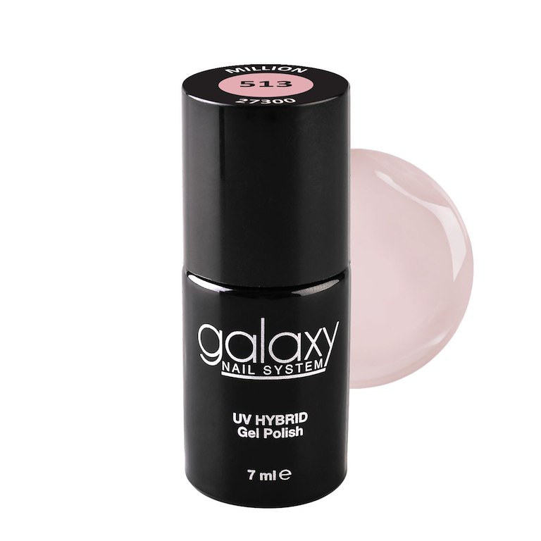 Trajni lak za nokte UV/LED GALAXY Hybrid 7ml Million S513